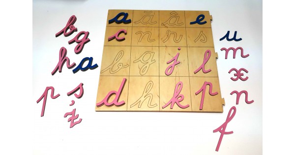 Home Movable Cursive Alphabet - 106.31